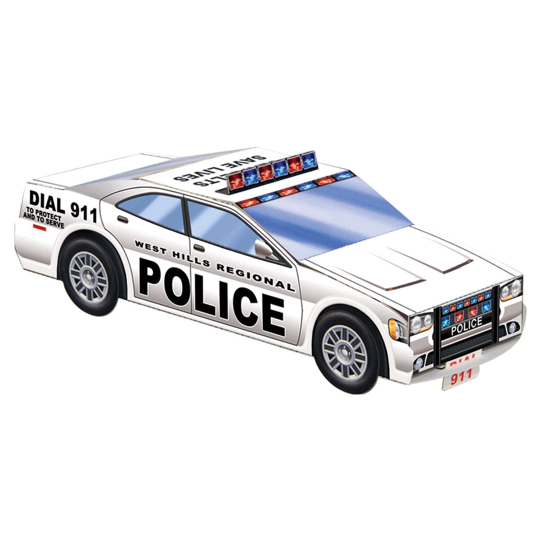 Papercraft Police Car