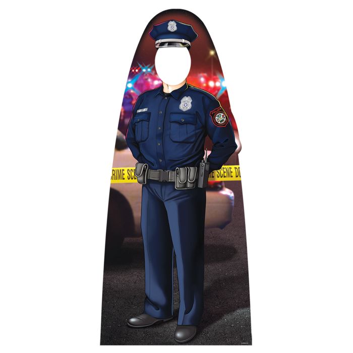 Male Police Officer Photo Prop