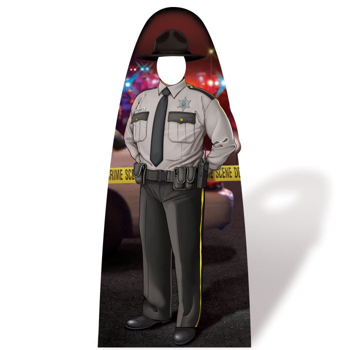 Custom Adult Size Male Trooper Officer Photo Prop
