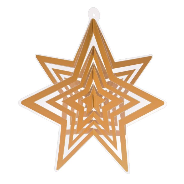 3-D Plastic Star Centerpiece
