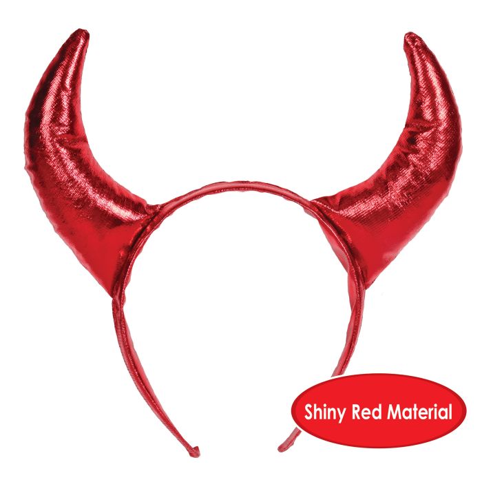 burgundy devil horns