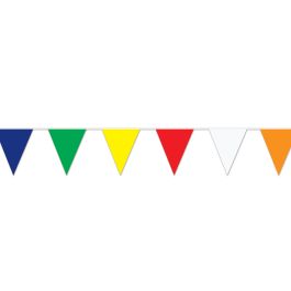 Multi-Color Pennant Banner