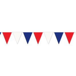 Red, White & Blue Pennant Banner