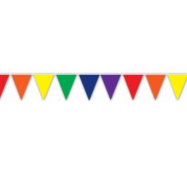 Rainbow Pennant Banner