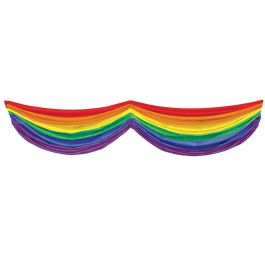 Rainbow Fabric Bunting
