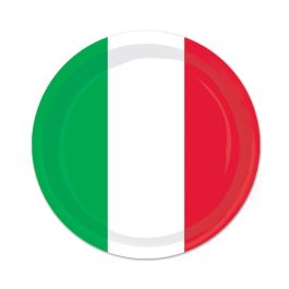 Red, White & Green Plates
