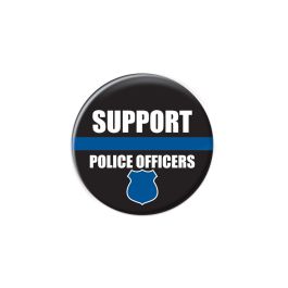 Support Police Officers Button